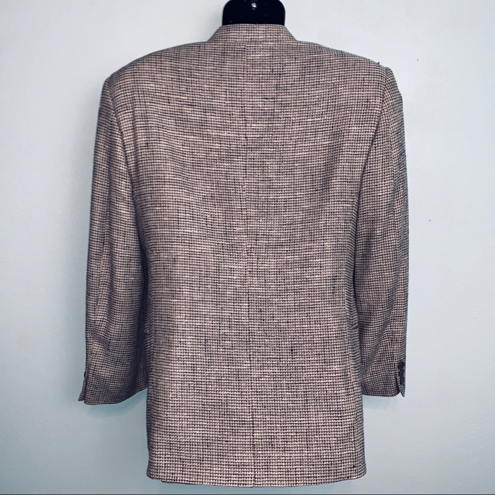 0001 Studio By Ferre Italian Made Brown/Tan Blazer - Gem